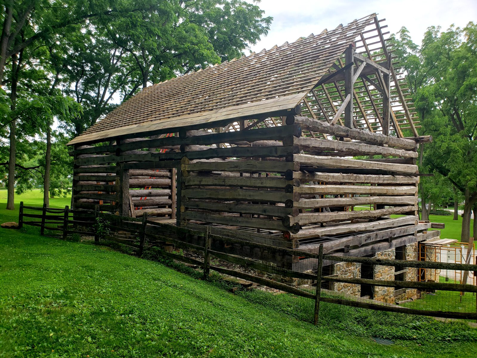 Rebuilding The Jones Log Barn - Tredyffrin Historic Preservation Trust