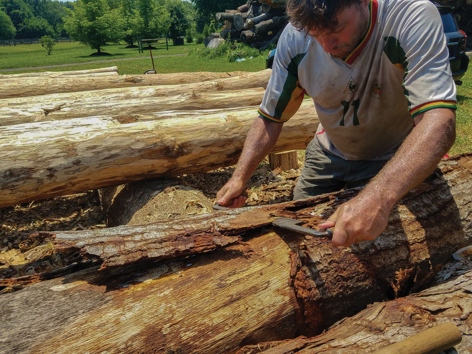 Rebuilding The Jones Log Barn - Tredyffrin Historic Preservation Trust