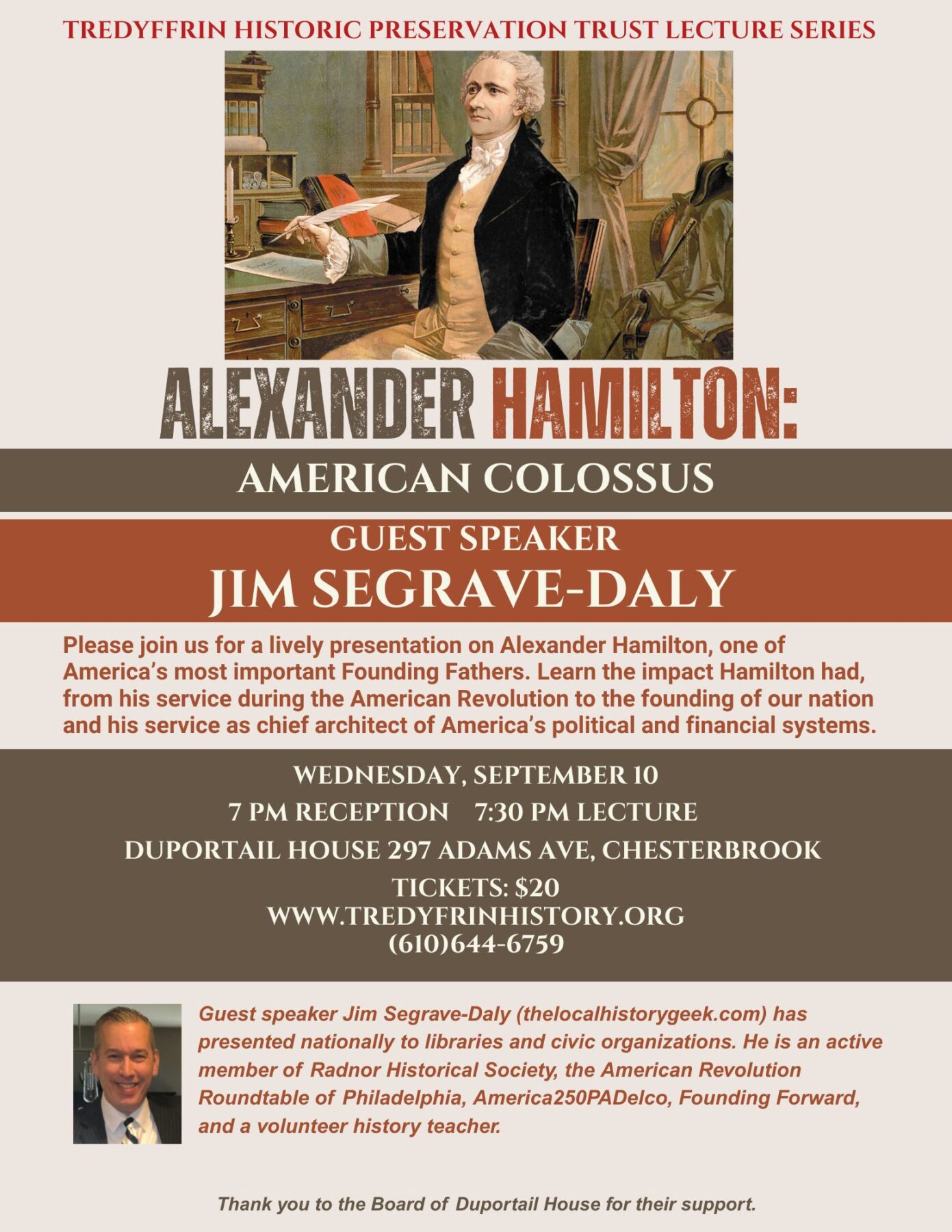 Alexander Hamilton: American Colossus - Tredyffrin Historic ...